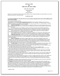 Local Laws 11, 126, and 37 - SUPERSTRUCTURES
